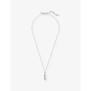 COMMONLINES The Feather Pendant Sterling- Necklace - Silver