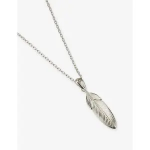 COMMONLINES The Feather Pendant Sterling- Necklace