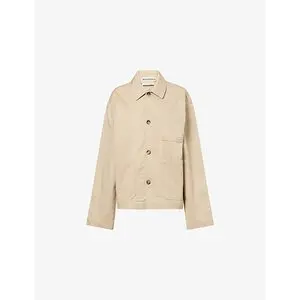 JW Anderson Patch Pocket Cotton Twill Jacket - Beige
