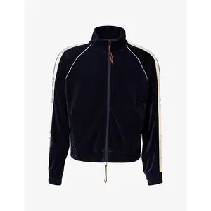 AUSTIN POST Sunset Velour Cotton Track Jacket