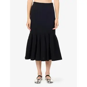 CFCL Hypha Lucent Mermaid Knitted Midi Skirt