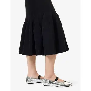 CFCL Hypha Lucent Mermaid Knitted Midi Skirt