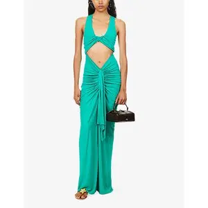 Christopher Esber Drape-front Maxi Dress