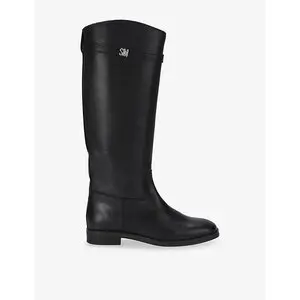 Steve Madden Novi High-leg Flat Leather Boots