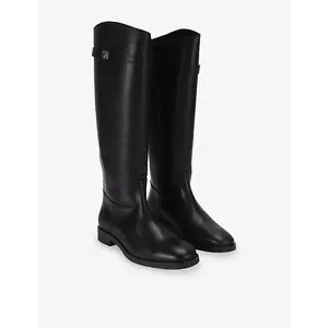 Steve Madden Novi High-leg Flat Leather Boots