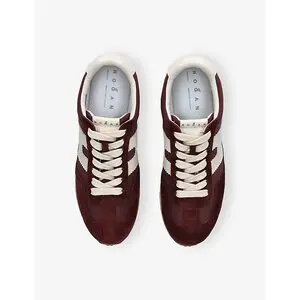 Hogan H727 Suede And Woven Trainers