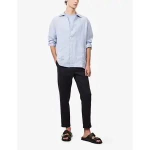 BELIER Monaco Mid-rise Cotton-blend Chino Trousers