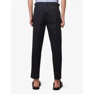 BELIER Monaco Mid-rise Cotton-blend Chino Trousers