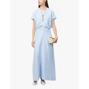 TOTEME Woven Maxi Dress - Sky