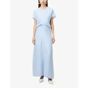 TOTEME Woven Maxi Dress - Sky