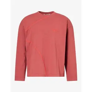 PELLADOR Overlock Long-sleeve Cotton T-shirt