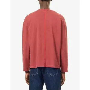 PELLADOR Overlock Long-sleeve Cotton T-shirt
