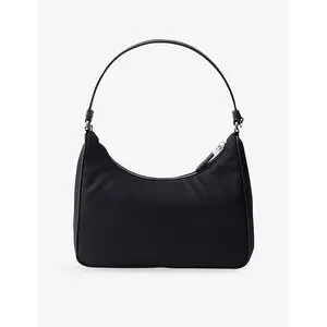 Prada Re-edition 2005 Re-nylon And Saffiano Leather Mini Bag - Black