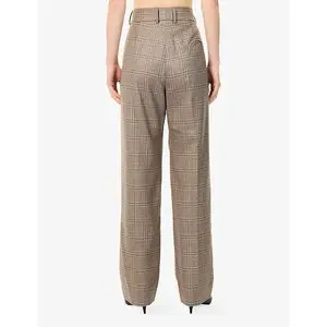 BLAZÉ MILANO Checked Wool Trousers