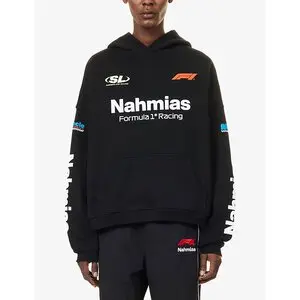 NAHMIAS F1 Brand-print Cotton Hoody
