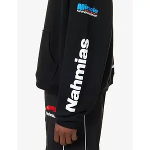 NAHMIAS F1 Brand-print Cotton Hoody