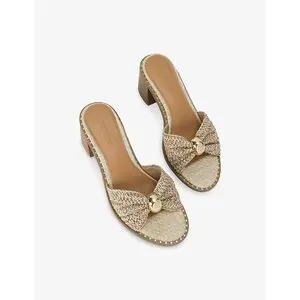 Steve Madden Ease Raffia Heeled Sandals