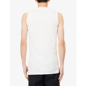 Rick Owens Basic Sleeveless Cotton Tank Top