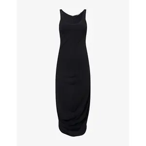 Jacquemus La Regata Sleeveless Stretch-jersey Midi Dress - Black