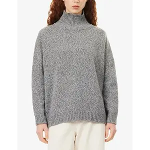 Max Mara Relaxed Wool Knit Jumper - Medium Grey