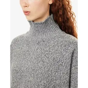 Max Mara Relaxed Wool Knit Jumper - Medium Grey