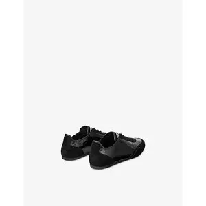 JIMMY CHOO Sunny Leather And Suede Trainers