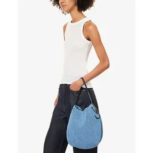 JW Anderson Beaded Small Bulb Bag - Blue