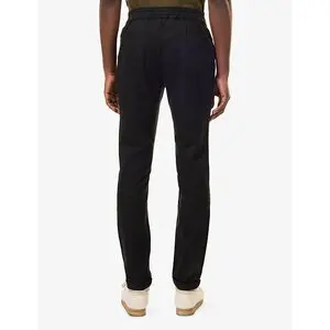 Paige Fraser Drawstring Stretch Woven Trousers - Black