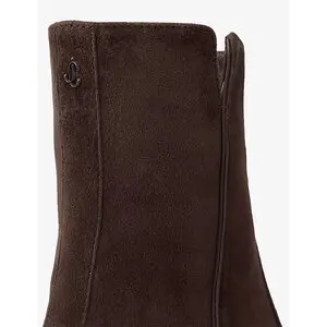 JIMMY CHOO Eliot 45 Suede Ankle Boots