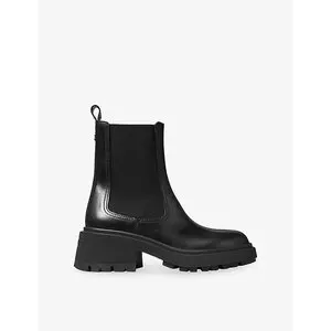 JIMMY CHOO Tamia Leather Chelsea Boots - Black