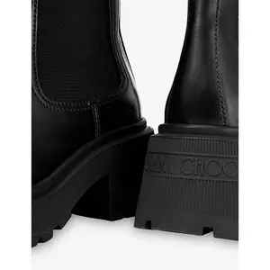 JIMMY CHOO Tamia Leather Chelsea Boots
