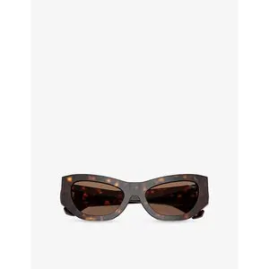 Burberry Cat Eye-frame Acetate Sunglasses - Brown