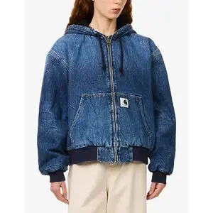 Carhartt Work In Progress Hooded Denim Jacket
