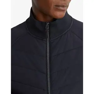 REISS Calvorn Quilted Zip-up Jacket