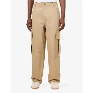 AMI Paris Baggy Fit Cotton Cargo Trousers