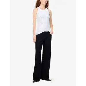 FRAME X Amelia Gray Wide Leg Denim Jeans
