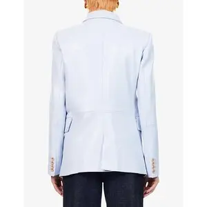 Khaite Rolo Double-breasted Leather Jacket
