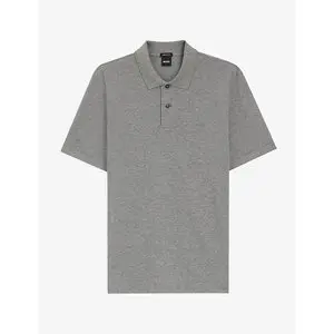 BOSS Logo-embroidered Short-sleeve Cotton Polo Xxl
