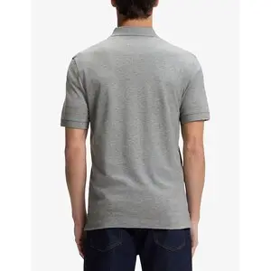 BOSS Logo-embroidered Short-sleeve Cotton Polo Xxl