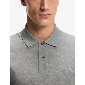 BOSS Logo-embroidered Short-sleeve Cotton Polo Xxl