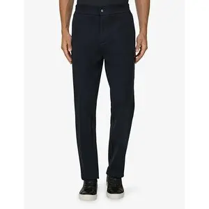 Boggi Milano Cotton-blend Trousers - Black