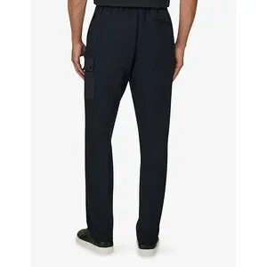 Boggi Milano Cotton-blend Trousers - Black