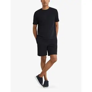 REISS Renly Textured Drawstring-waist Stretch-woven Shorts
