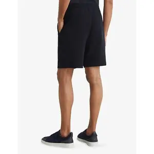 REISS Renly Textured Drawstring-waist Stretch-woven Shorts