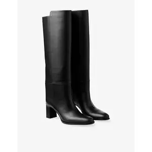 JIMMY CHOO Caly 65 Leather Knee-high Boots