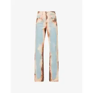 JW Anderson Tie-dye Straight-leg Jeans - Peach