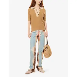 JW Anderson Tie-dye Straight-leg Jeans