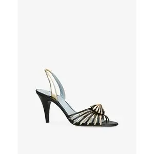 Valentino Garavani Coœur Royal 85 Slingback Leather Heels