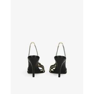 Valentino Garavani Coœur Royal 85 Slingback Leather Heels