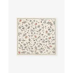 Zadig&Voltaire Kerry Tattoo-print Woven Scarf - Flash